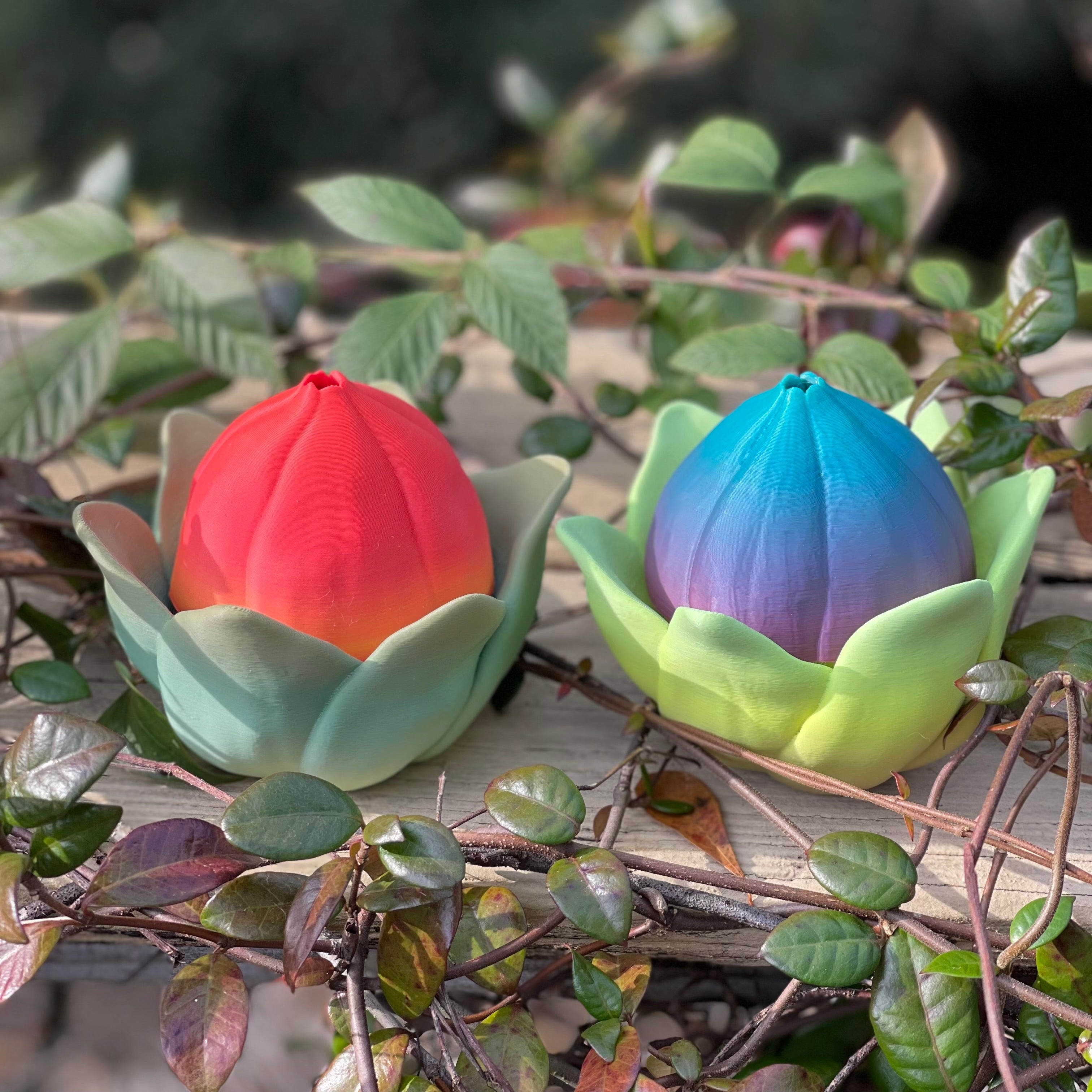 Amazing Dragon Flower Bulb with Dragon - 3d Printed Toy – R & M ...